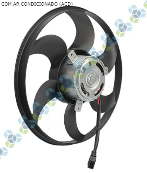 Eletroventilador Ventoinha Gol Parati Saveiro MQ0771 377959455H