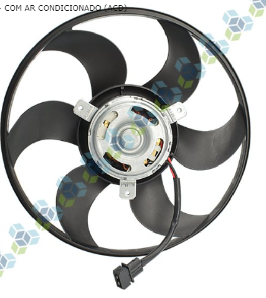 Eletroventilador Ventoinha Gol Parati Saveiro MQ0771 377959455H