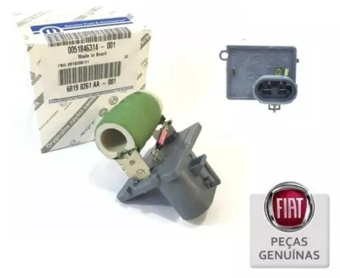 Resistência Ventilador Fiat Novo Palio Original 51846314